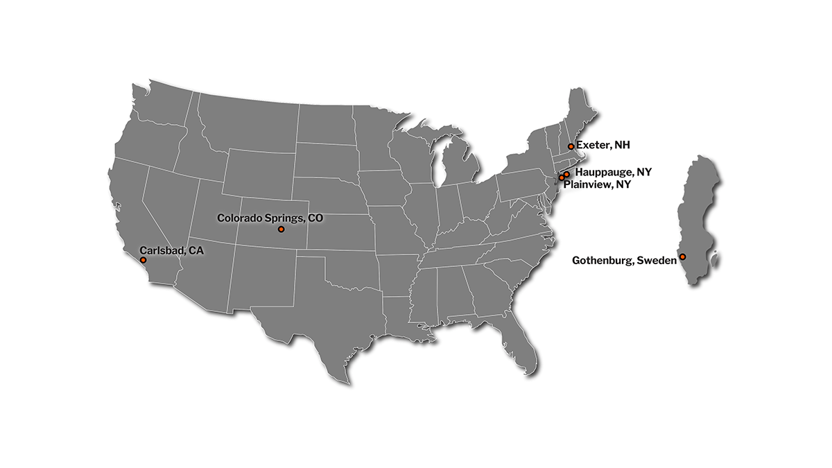 Frontgrade Locations: US & Sweden Offices